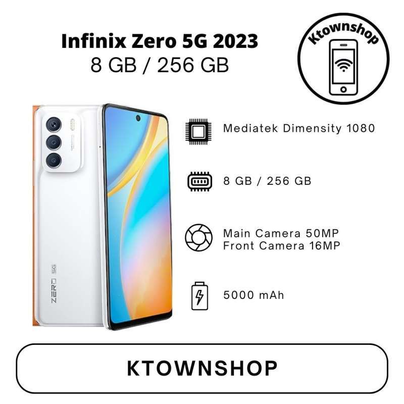 Jual Infinix Zero 5G 2023 8/256GB RAM 8GB ROM 256GB Garansi Resmi di Seller Ktownshop ...