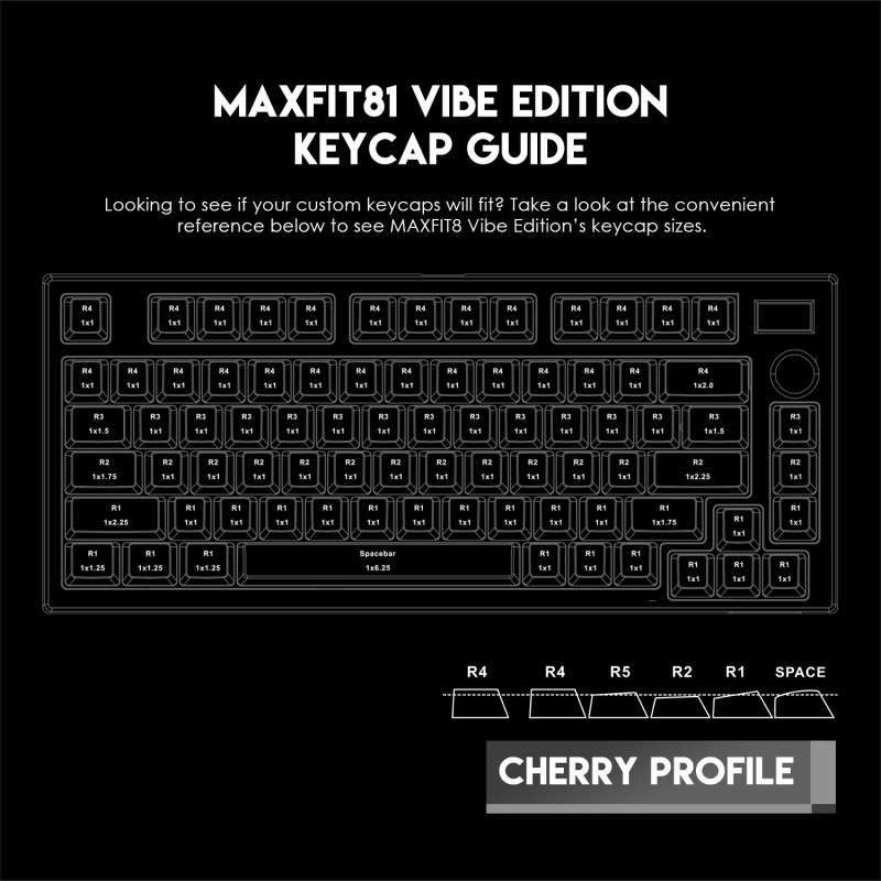 Jual Fantech Maxfit81 Wireless 75% Mechanical Keyboard Gaming Pbt Vibe ...