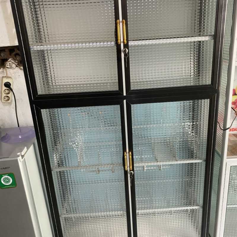 Promo Rak Lemari Piring Aluminium 2 Pintu Diskon 23% Di Seller Huskar ...