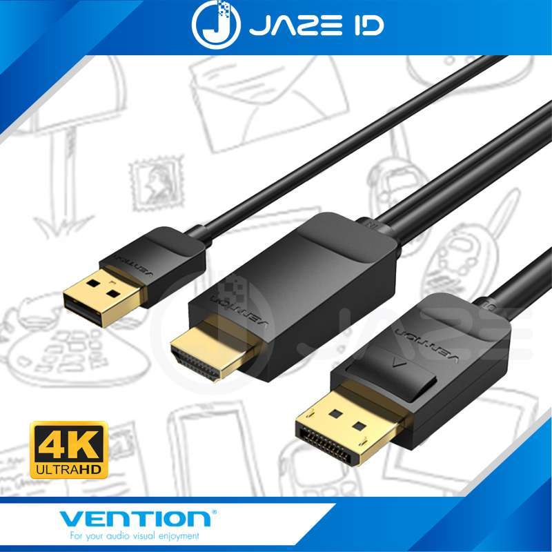Jual Vention Kabel Hdmi To Displayport Converter Hdmi Dp 4k Hd ...