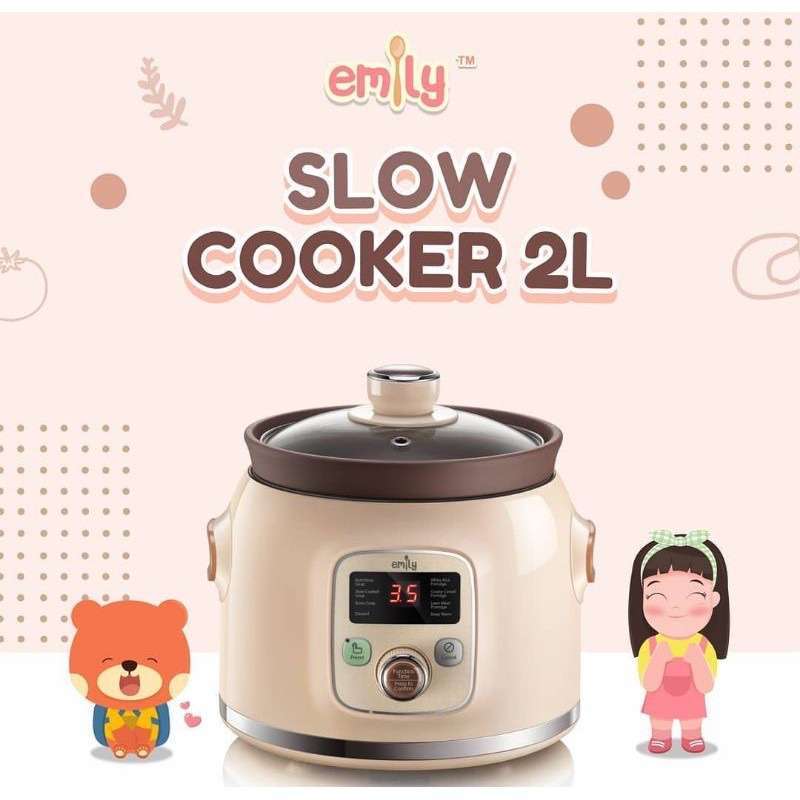 Jual Emily Slow Cooker 2 Liter Tanah Liat Emily Slowcooker 2 L Di ...