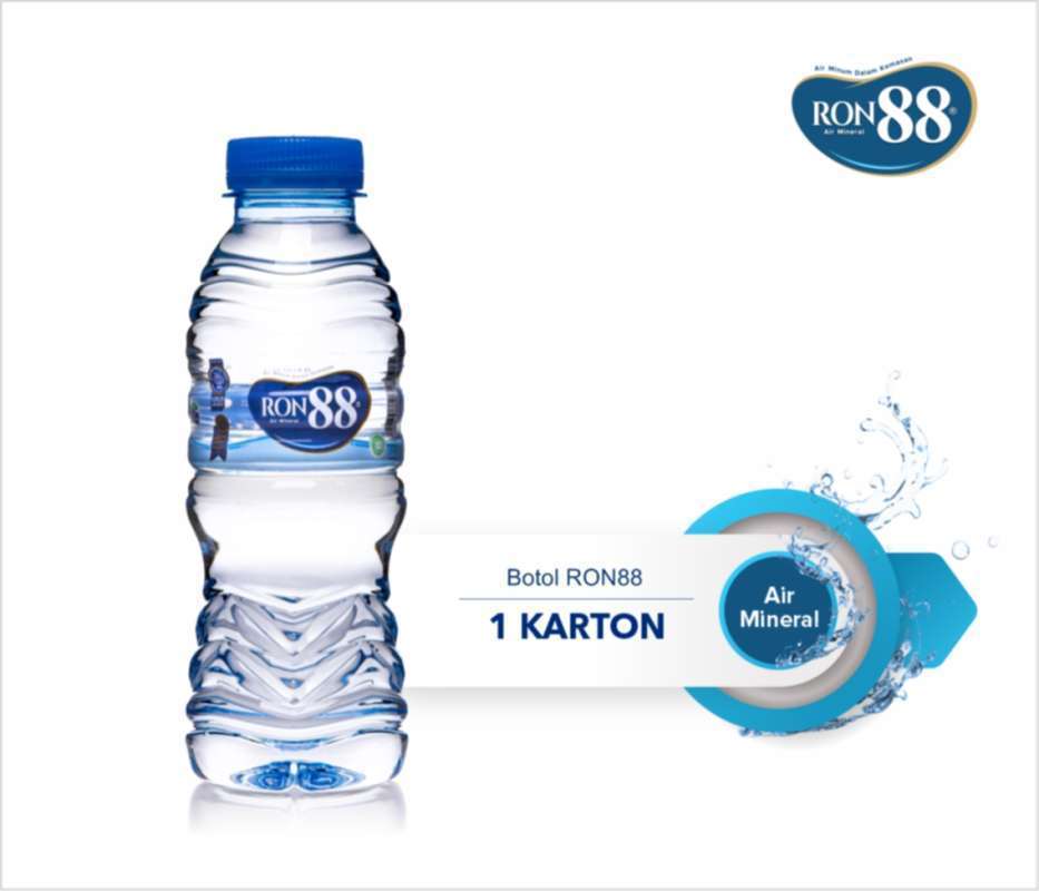 Promo Air Mineral Botol Ron88 200ml Via Kurir Toko Diskon 25% Di Seller ...