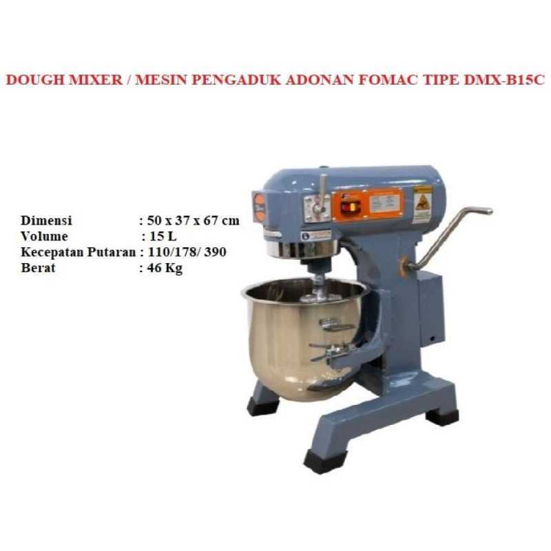 Promo Dough Mixer /Planetary Mixer Kap15L TIPE DMX-B15C / DMX B15C ...