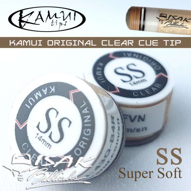 Promo Kamui Brown Clear Ss - Super Soft Cue Tip - Billiard Stick Biliar ...