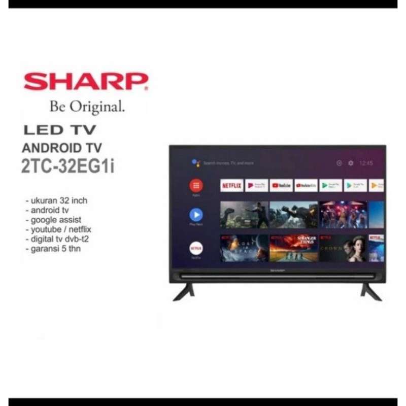 Jual LED TV SHARP 32 INCH 2T-C32EG1I /digital tv sharp garansi resmi di ...