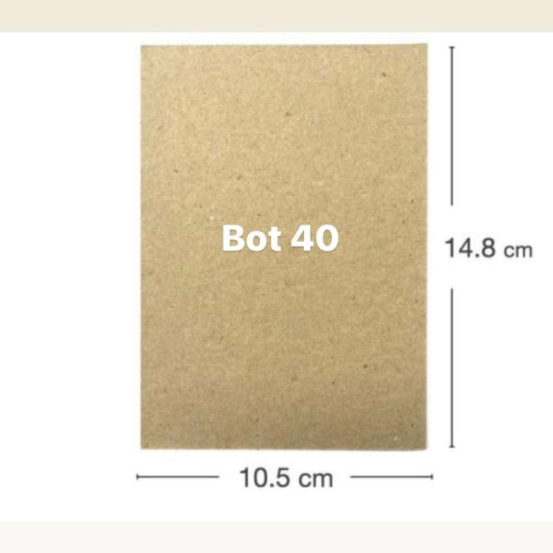Jual Kertas Karton Kuning Bot /hard Board No 40 Ukuran A6 Di Seller ...