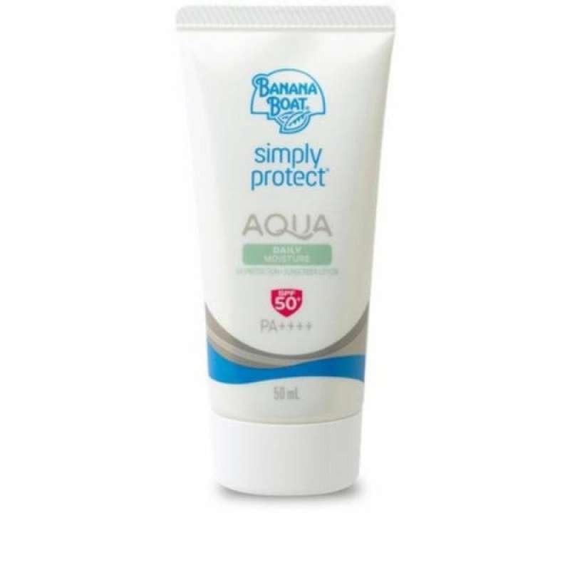Jual Banana Boat Simply Protect Aqua Daily Moisture Sunscreen Lotion Spf 50pa+++ 50 Ml 50ml Di ...