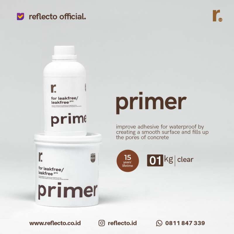 Promo primer | reflecto primer for leakfree & leakfree pro 1kg Diskon 23% di Seller Holica Store ...