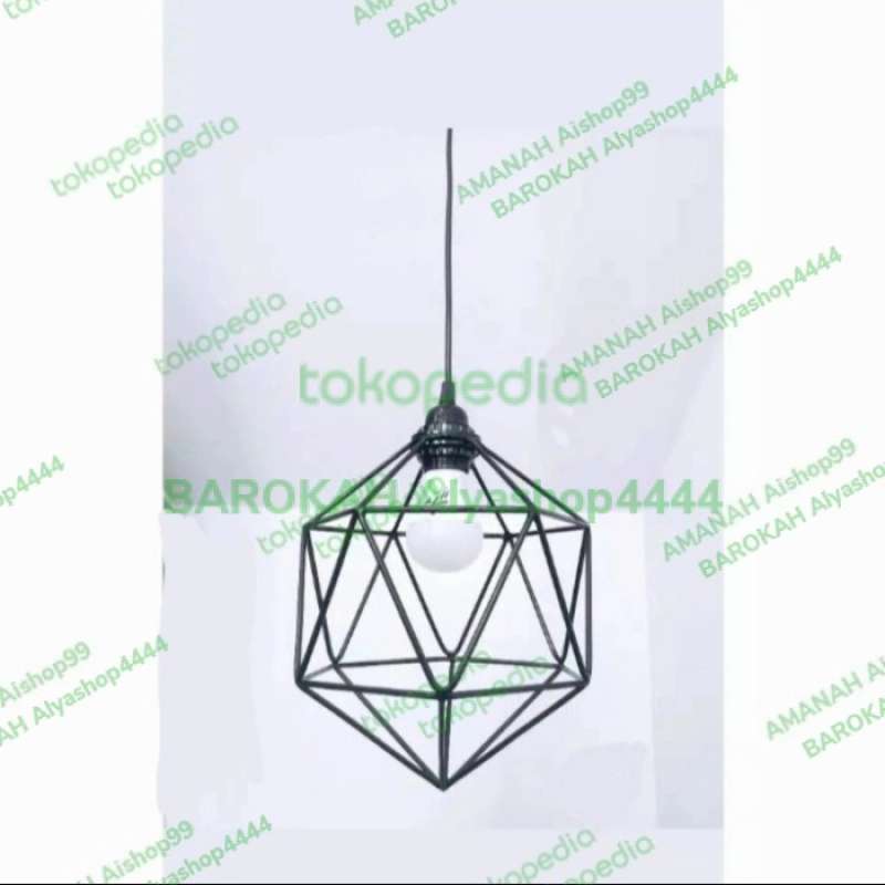 Promo Lampu Gantung Hias Minimalis Type Diamond Modern Set 1-Pcs Diskon ...