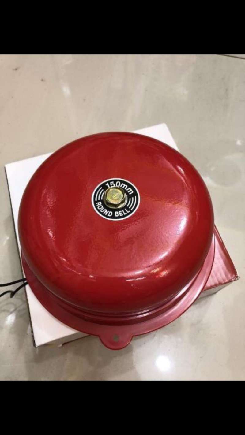 Promo Round Bel Bel Sekolah Pabrik Fire Alarm Bel 150mm Diskon 23% Di ...