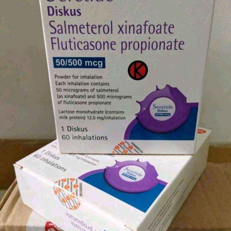 Jual Seretide Diskus 50/500 mcg Per Box Original di Seller Apotek ...