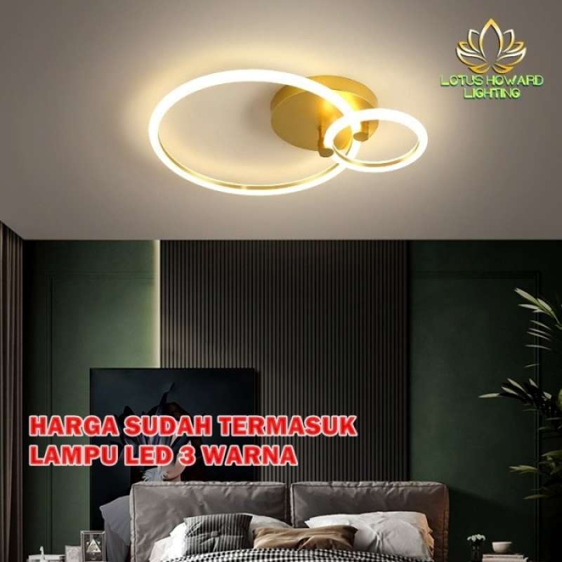 Promo Lampu Plafon Modern Led 3 Warna Model Am8008 / Lampu Led Plafon ...