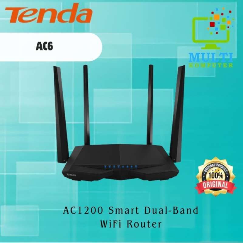 Promo TENDA AC6 - AC1200 Smart Dual-Band WiFI Router Diskon 33% di Seller sasptr - Tegal Alur-2 ...