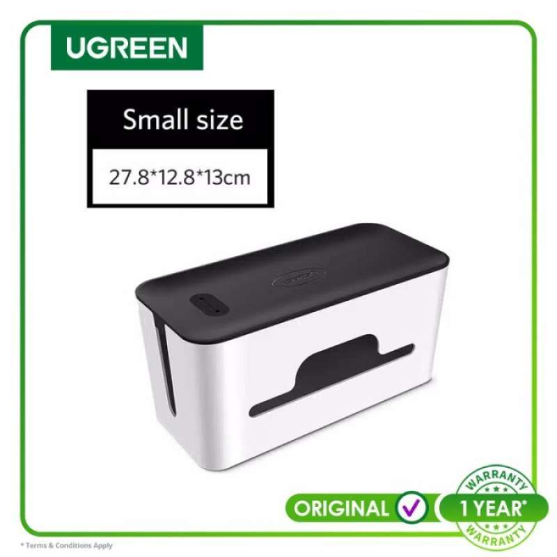 Jual Ugreen Universal Cable Management Box Small Size White-30397 di ...