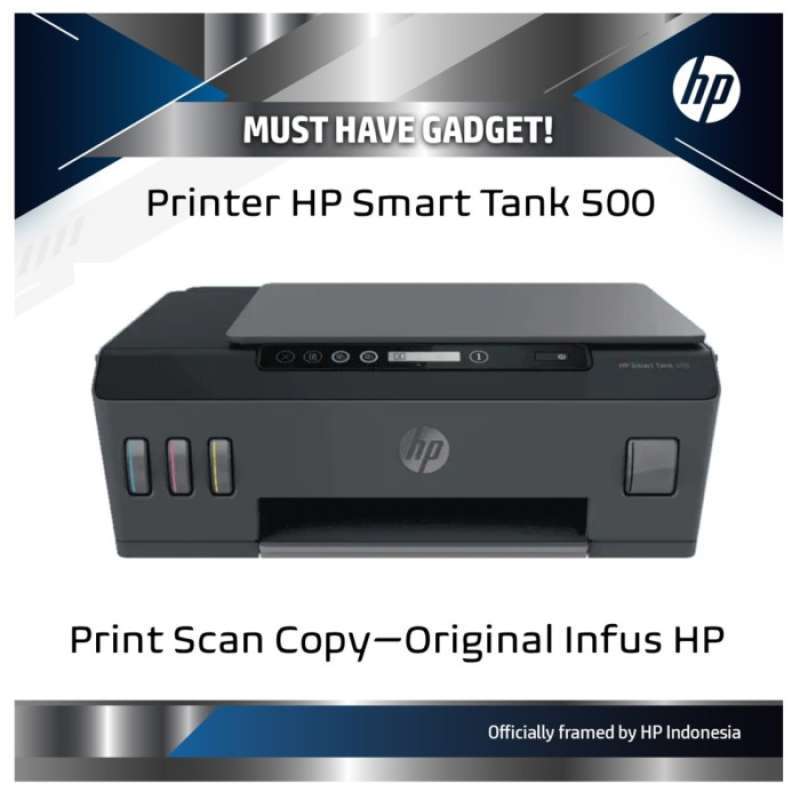 Promo Printer HP Smart Tank 500 Print Scan Copy Original Infus HP ...