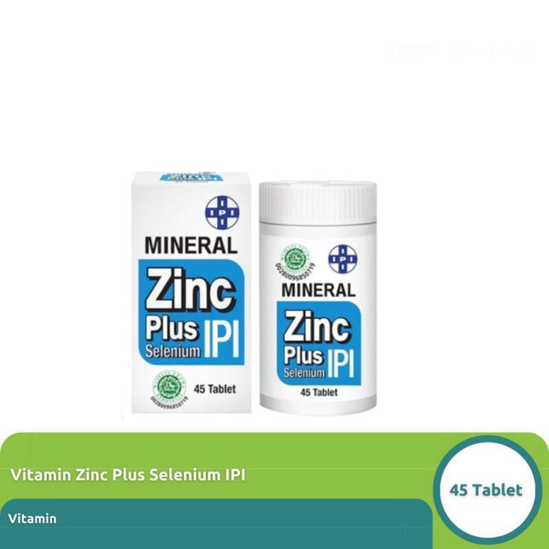 Jual Ipi Mineral Zinc Plus Selenium 45 Tablet Di Seller Hint Baby Shop ...