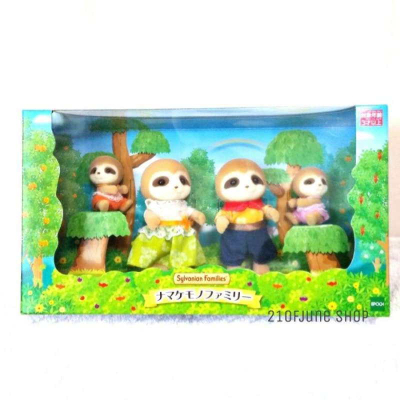 Promo Sylvanian Families Original Japan Sloth Families Limited Edition ...