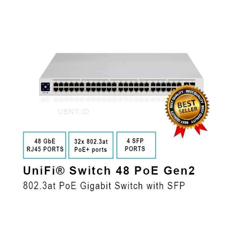 Jual Ubiquiti Usw-48-poe Unifi Switch 48 Poe Gen2 Di Seller Wireless ...