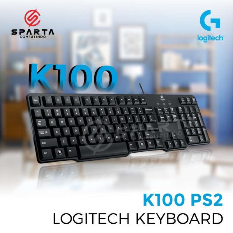 Jual Ready Keyboard Ps2 Logitech K100 Original Bergaransi Murah Di ...