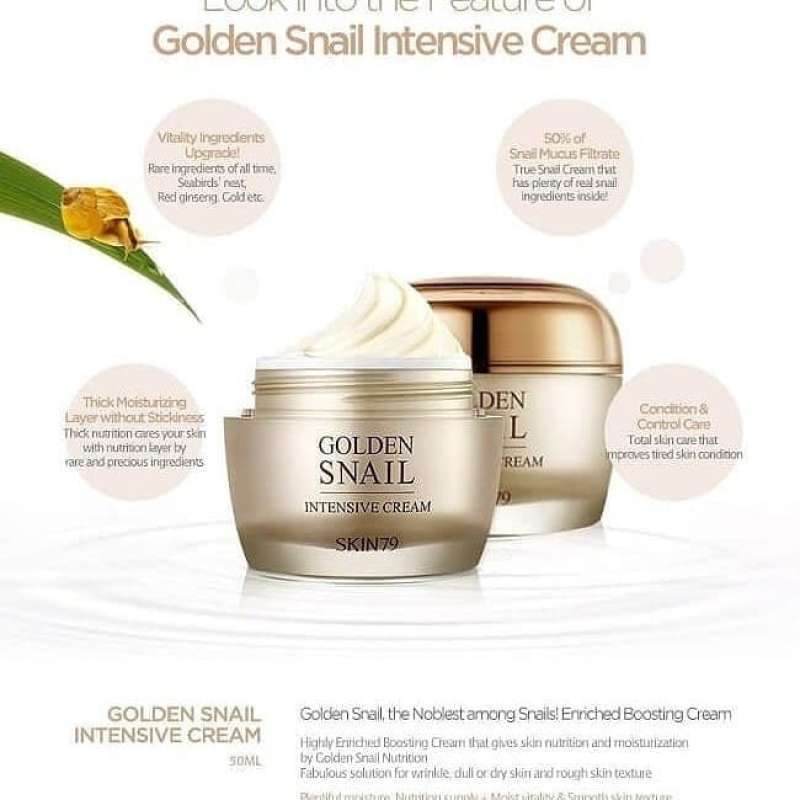 Promo SKIN79 Golden Snail Intensive Cream 50ml Diskon 23% di Seller Tunica Store - Kalibata ...