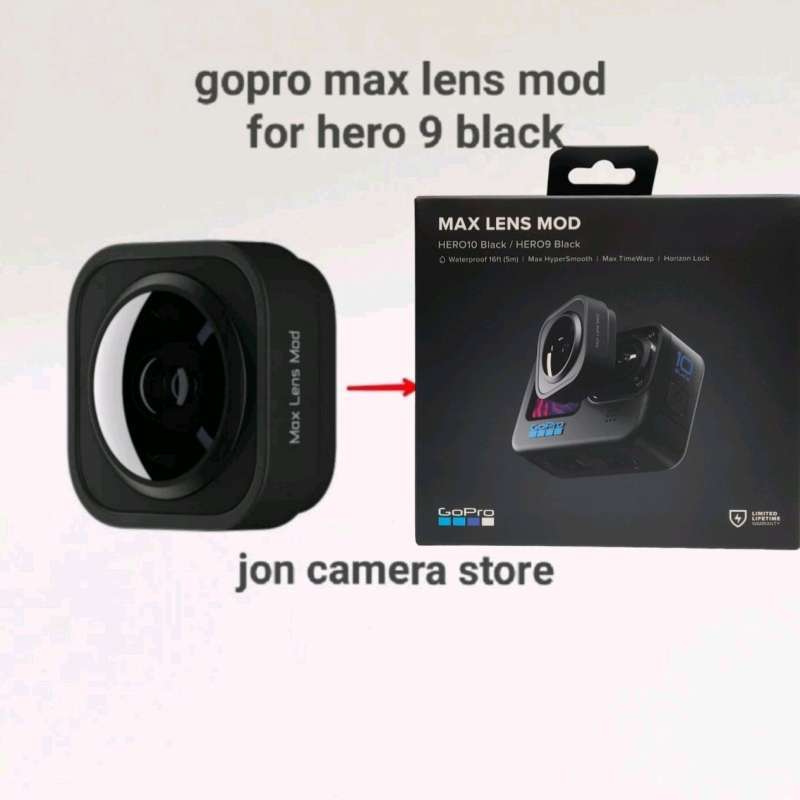Jual GOPRO MAX LENS MOD FOR HERO 12 BLACK, HERO 11, hero 10, hero 9 ...