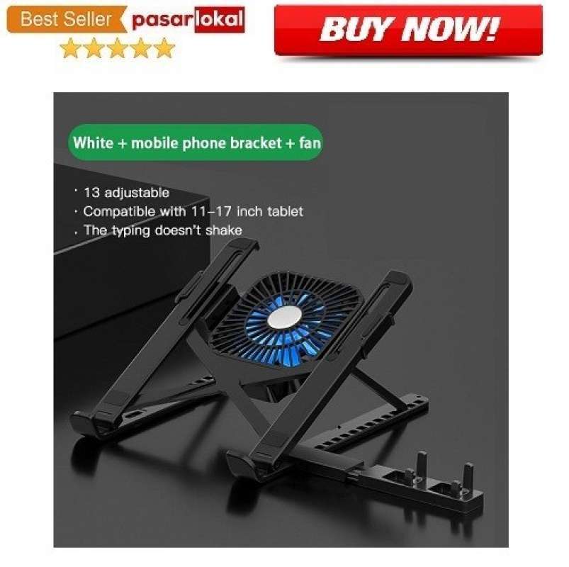 Jual Stand Laptop Kipas Laptop Portable Laptop Stand Foldable Cooling ...