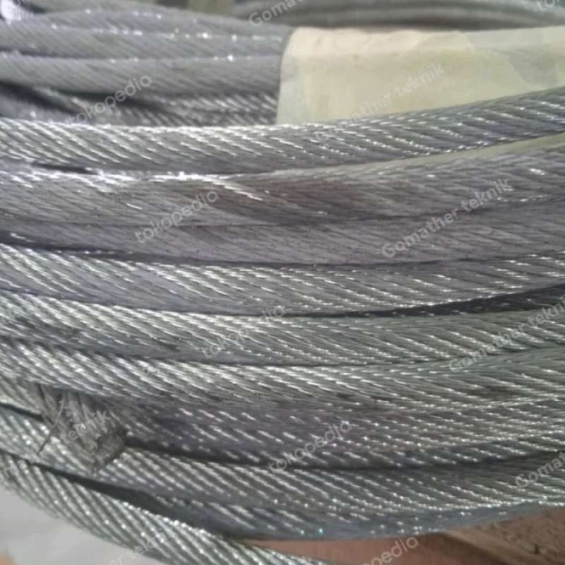 Promo Sling Tali Kawat Baja Galvanis 14 mm â€ Wire Rope Winch Hoist ...