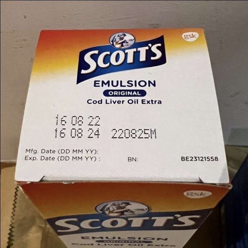 Promo scott emulsion cod liver oil extra malaysia 400 ml Diskon 1% di ...
