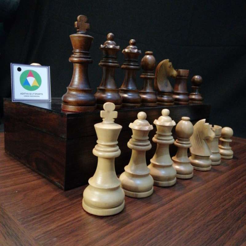 Promo New Set Papan Catur Kayu Std PERCASI DGT International FIDE ...