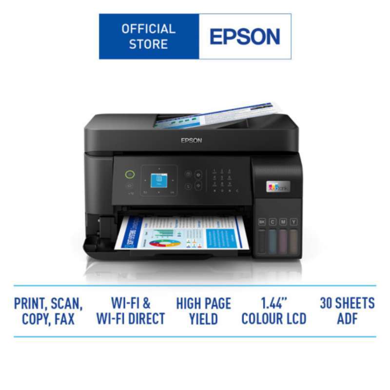 Promo Printer Epson L5590 Multifungsi Wireless Ecotank Adf Faxsimile ...