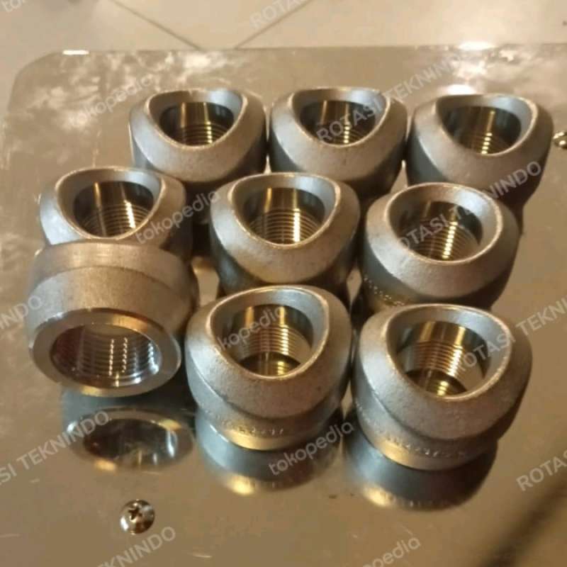 Promo Threadolet Stainless Ss304 Class 3000 Drat 1/2 Inch Diskon 33% Di ...