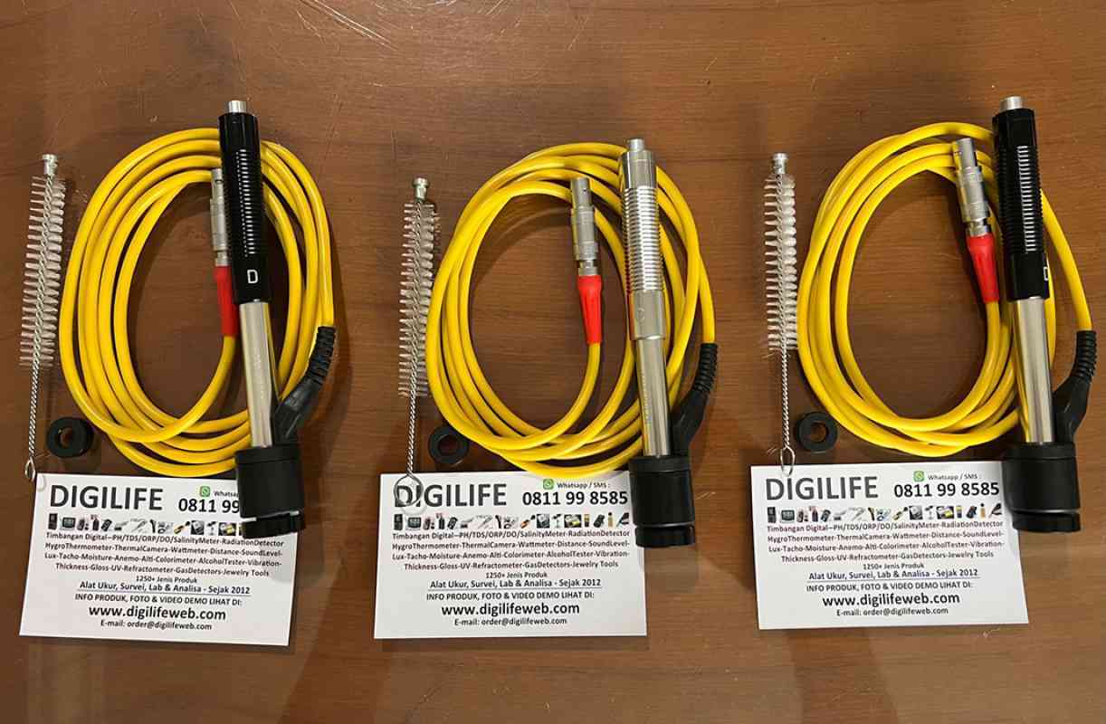 Jual Probe C Type Leeb Hardness Tester Impact Device Metal Meter NDT ...