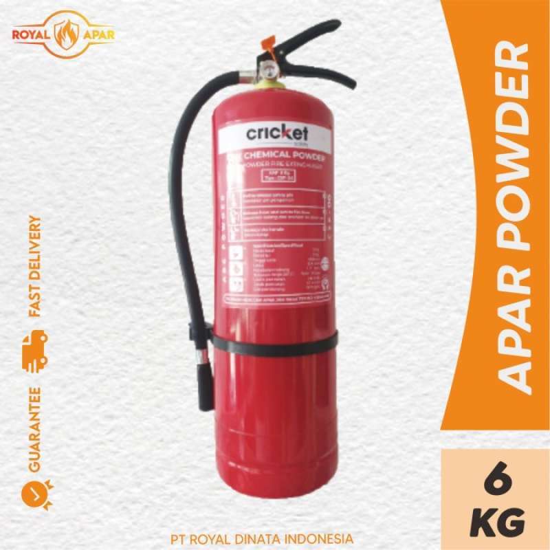 Promo Apar 6 Kg Cricket Safety / Apar Abc Powder 6 Kg/ Alat Pemadm Api 6 Kg Diskon 23% di Seller ...