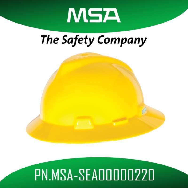 Promo Helmet MSA Safety V-GardÂ® Full Brim Hard W Fas-Trac III Diskon ...
