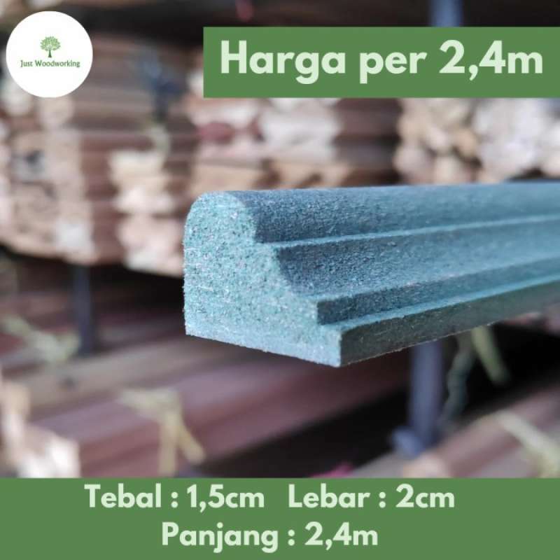 Promo JU-A1 LIST PROFIL HMR HIJAU WALL MOULDING WAINSCOTING WALL PANEL ...