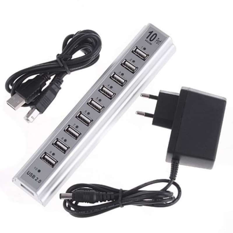Promo Usb Hub 10 Port Adaptor Diskon 23% Di Seller Gigaba Store ...