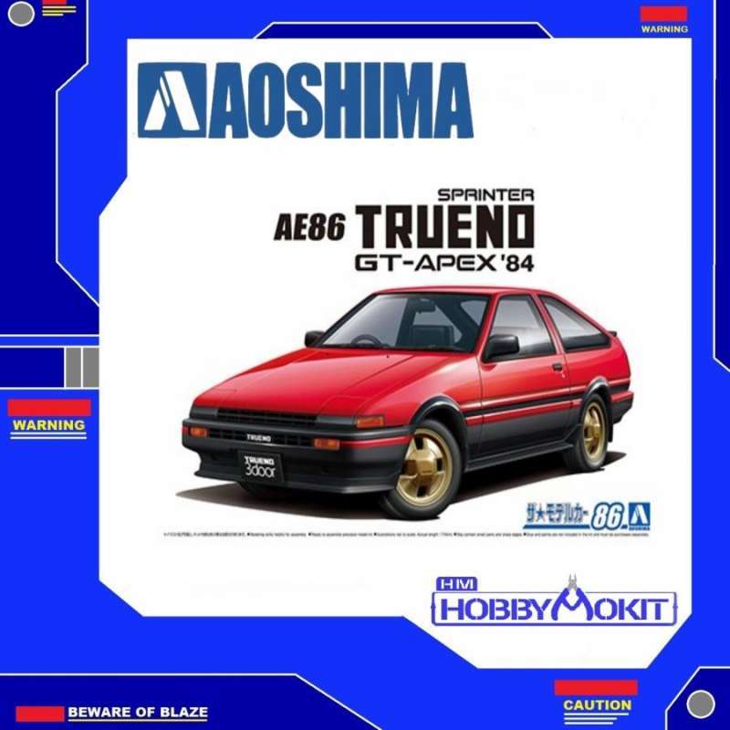 Jual Aoshima 1/24 Toyota Ae86 Sprinter Trueno Gt-apex '84 (86) Di Seller Hobby Mokit - Arjuna ...