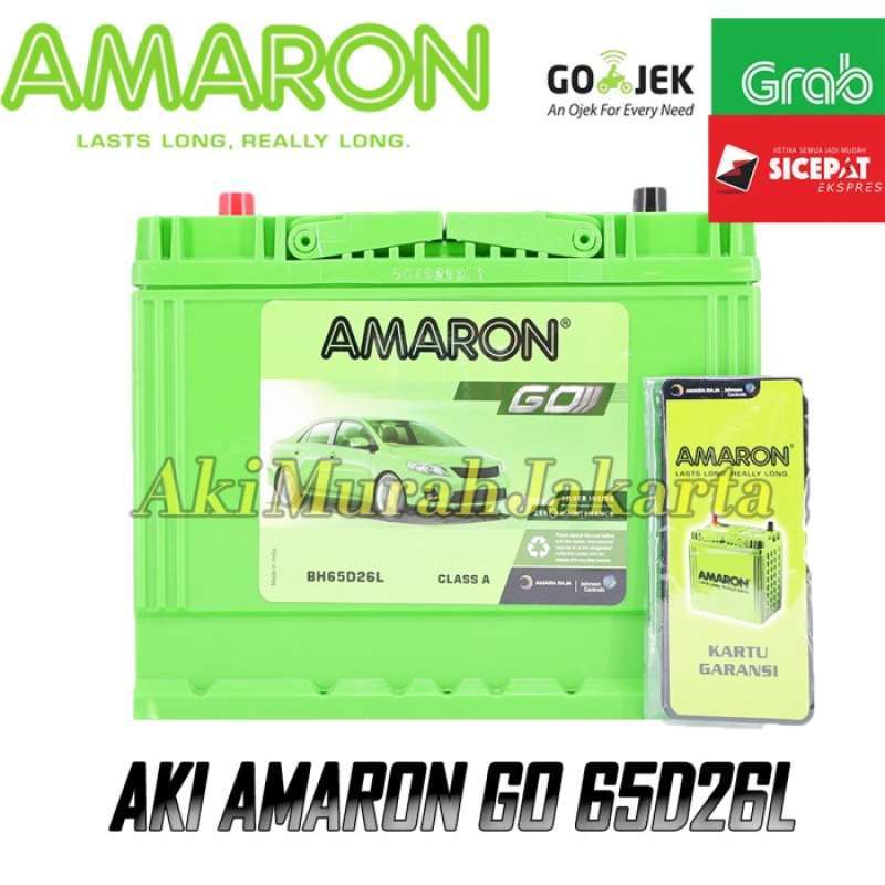 Jual Aki Mobil Toyota Innova Bensin NS70L / 65D26L Amaron GO Aki Kering 65A di Seller Akbar ...