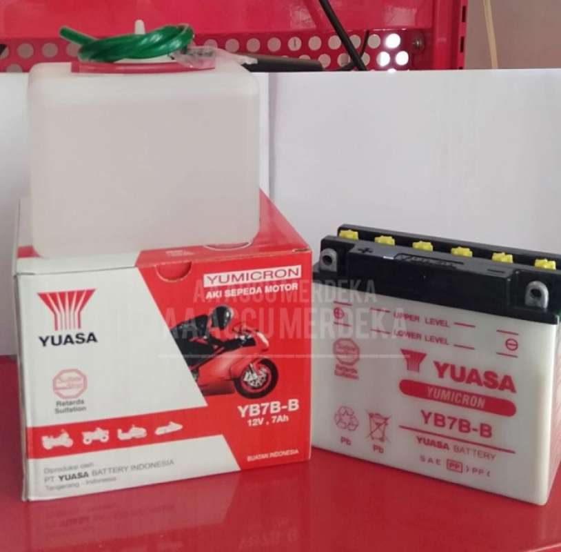 Promo Aki Motor Yb7b Tiger Scorpio Nouvo Aki Basah Cirebon Diskon 17% Di Seller Mekanik Handal ...