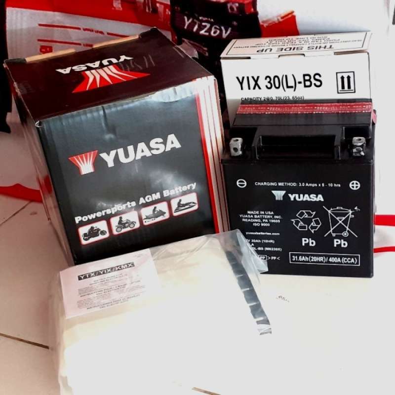 Promo Aki Accu Motor Bmw K75, R60, R65, R75, R80 Yuasa Yix30L Bs 12V 31 ...