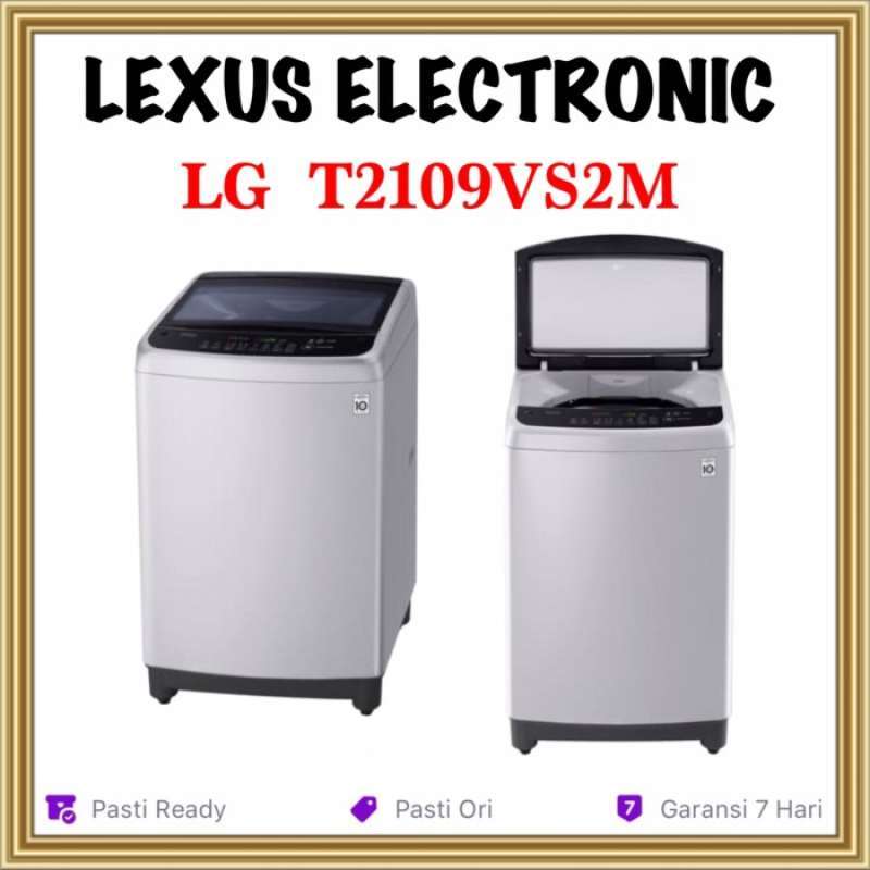 Promo MESIN CUCI TOP LOADING - 9KG | LG T2109VS2M | SMART INVERTER | LG ...