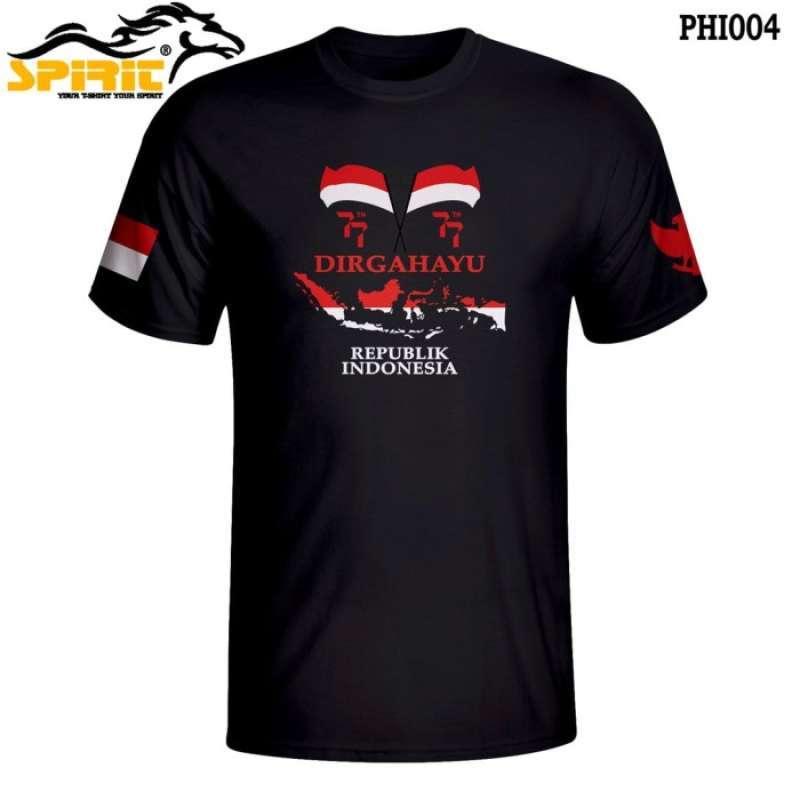 Jual kaos 17 agustus 77 2022 dirgahayu kemerdekaan indonesia lengan pendek di Seller Dapuraku ...