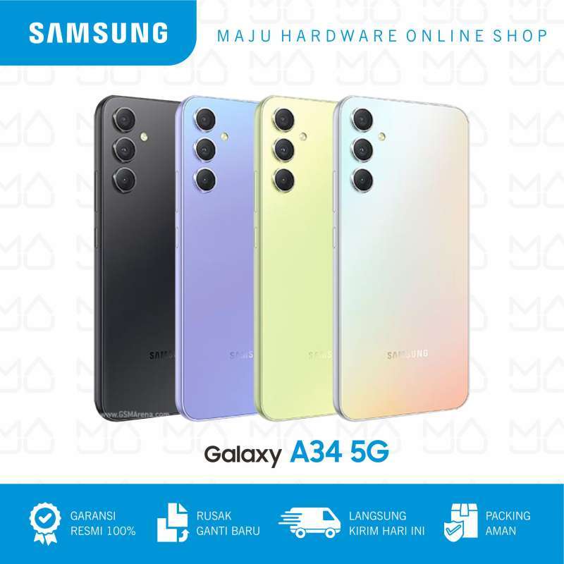 Jual Samsung Galaxy A34 5G Ram 8GB 256GB Garansi Resmi di Seller Maju ...