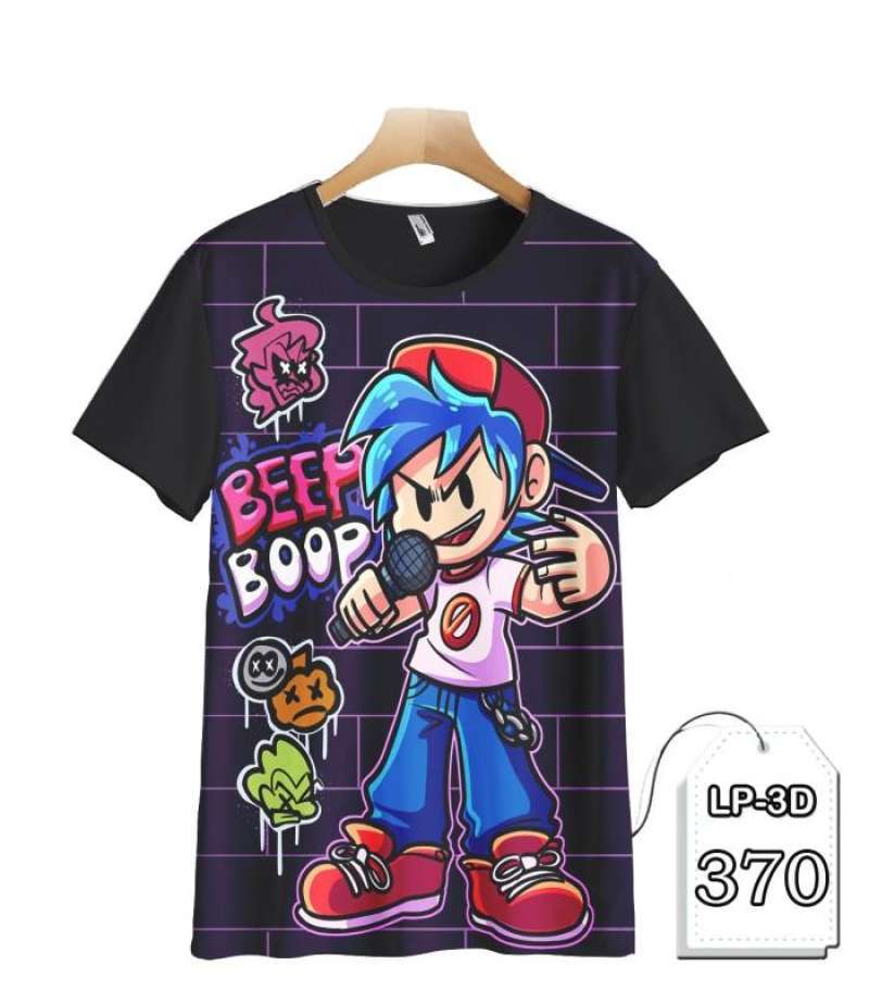 Jual Kaos Friday Night Funkin Baju Fnf Game 3d Anak #lp3d-370 - Dewasa ...