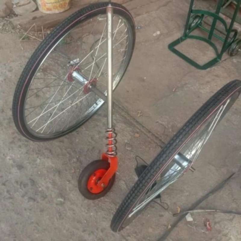 Jual Roda Becak Barang Roda Gerobak Becak Roda Gletrek /set Di Seller ...