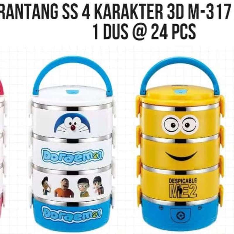 Promo Rantang Karakter 4 Susun Diskon 19% Di Seller Siennaa Shop ...