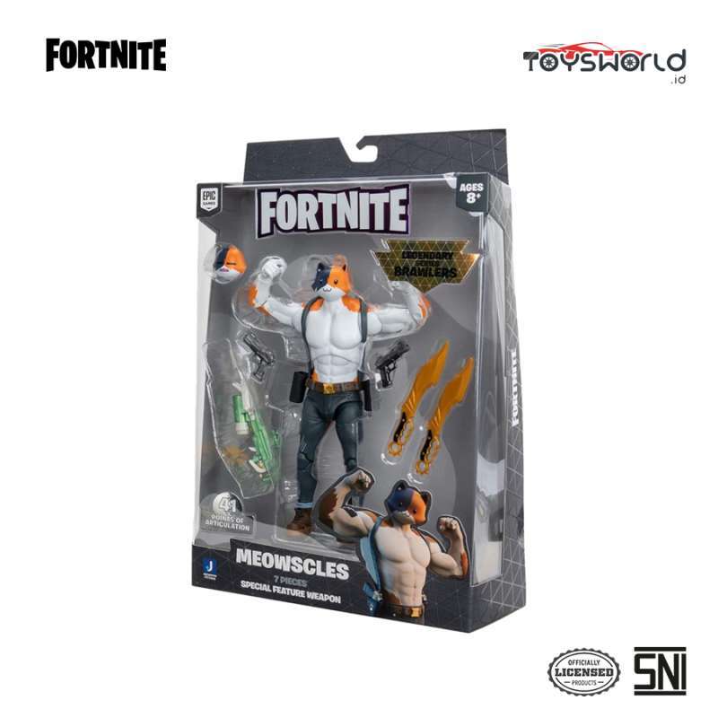 Promo Fortnite 1 Figure Pack Legendary Series Overs Meowcles Diskon 50% ...