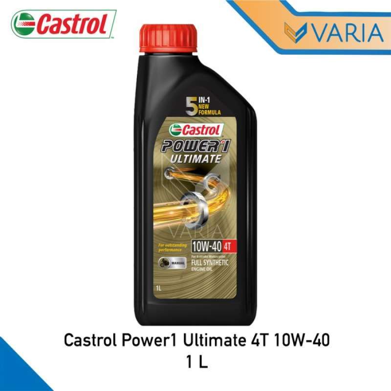 Jual Castrol Power1 Ultimate 4T 10W 40 1 L SN MA-2 Oli Mesin Motor 4 Tak di Seller Varia Store ...