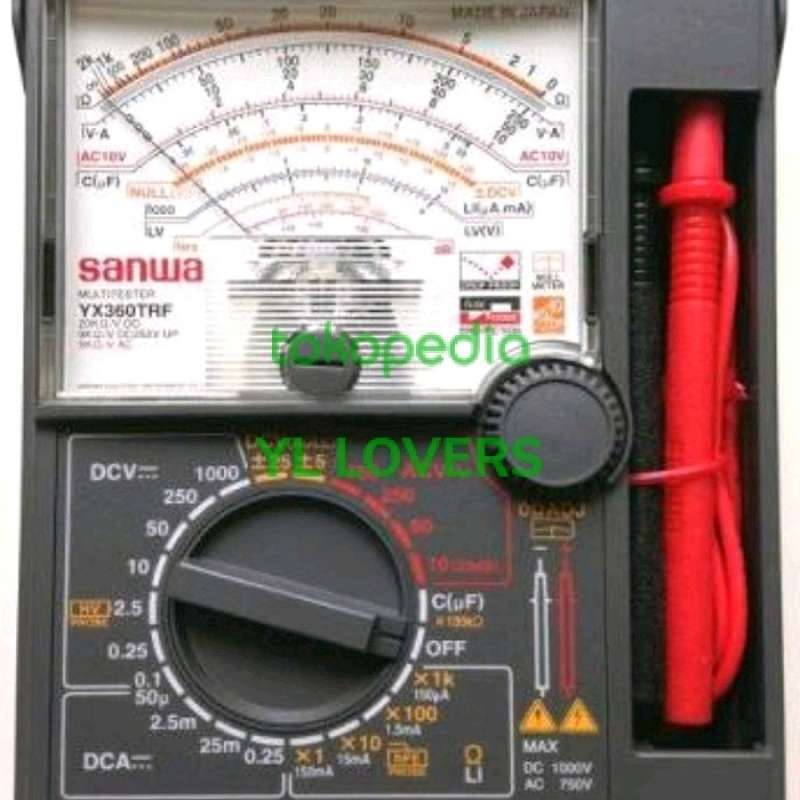 Jual Sanwa Yx 360 Trf/ Multitester Sanwa Manual /avometer Sanwa Di ...