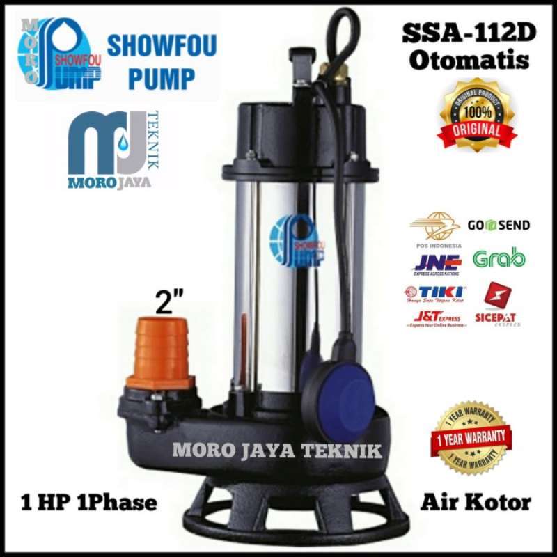 Promo POMPA SUBMERSIBLE SHOWFOU SSA-112D 1HP 220V 2INCH Pompa Celup ...
